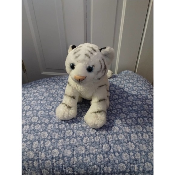 K&M International | Toys | Wild Republic Baby White Tiger Cub Plush 2 ...